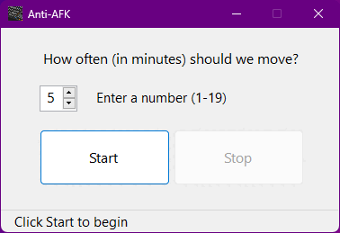 GitHub - NoelArzola/anti-afk: Anti-AFK / Idler Program, stay active in your favorite applications!